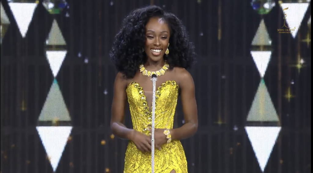 ミスグランドFINAL SHOW グランプリは米国Abena Akuaba Appiah（アベナ・アクアバ・アピア）さん 日本代表 佐治瑠璃 ...